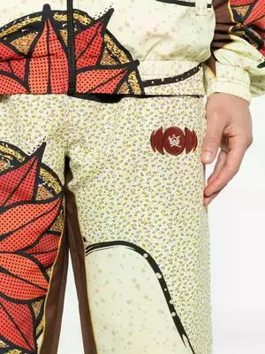 PANTOFOLA D'ORO X Thebe Magugy Graphic-print Trousers