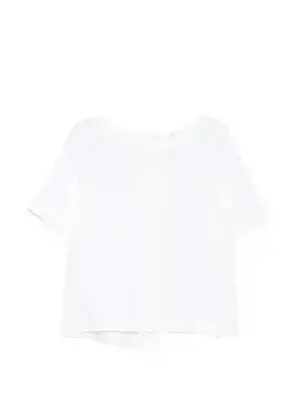 XACUS Fiamma Short-sleeve Blouse - White