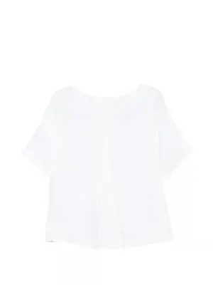 XACUS Fiamma Short-sleeve Blouse - White
