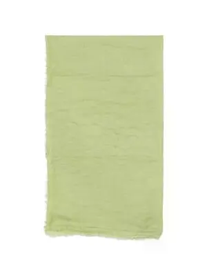 Botto Giuseppe Frayed-edge Scarf - Green