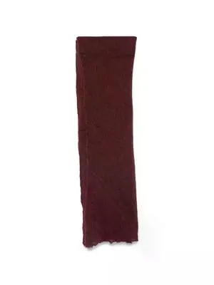 Botto Giuseppe Frayed Scarf - Red