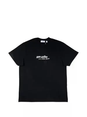 Off-White Cryst Croco Logo-print Slim-fit T-shirt