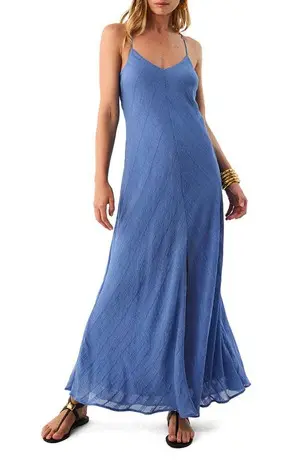 VIX PAULA HERMANNY Rebecca Cover-up Dress - Blue