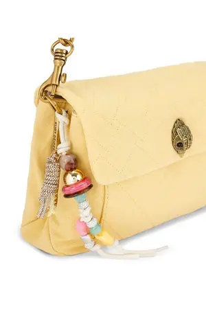 Kurt Geiger Celia Canvas Shoulder Bag With Embellished Eagle Hardware