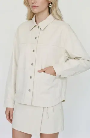 Vero Moda Jamie Denim Shirt Jacket - Birch