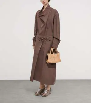 Bottega Veneta Small Leather Pinacoteca Tote Bag - Neutral