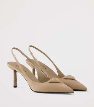Prada Suede Slingback Pumps