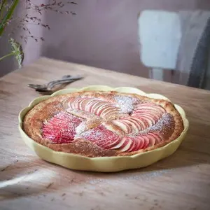 EMILE HENRY Madeleine Fluted Tart Dish - Vanilla