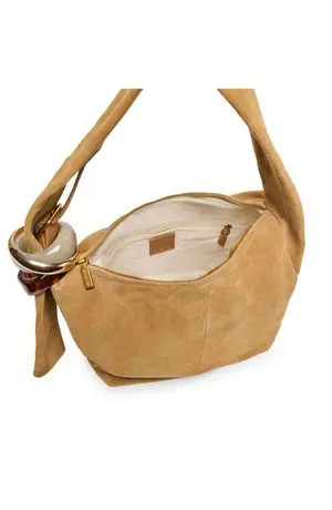 Dolce Vita Kalen Suede Shoulder Bag - Camel