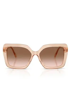 SWAROVSKI Swarovski Butterfly Silhouette Sunglasses Transparent Beige/brown