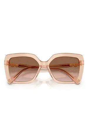 SWAROVSKI Butterfly Silhouette Sunglasses - Transparent Beige/brown