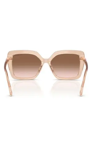 SWAROVSKI Butterfly Silhouette Sunglasses - Transparent Beige/brown