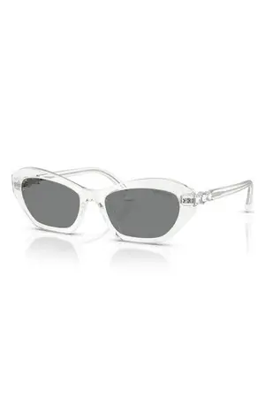 SWAROVSKI Cat Eye Sunglasses - Transparent/dark Grey