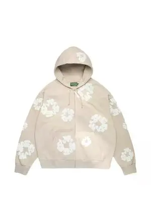 DENIM TEARS Cotton Wreath Hoodie - Neutrals