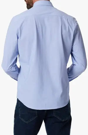 34 Heritage Geometric Button-up Shirt - Blue