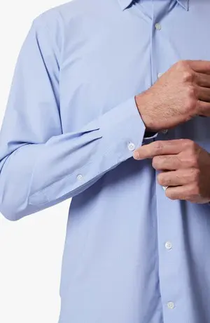 34 Heritage Geometric Button-up Shirt - Blue