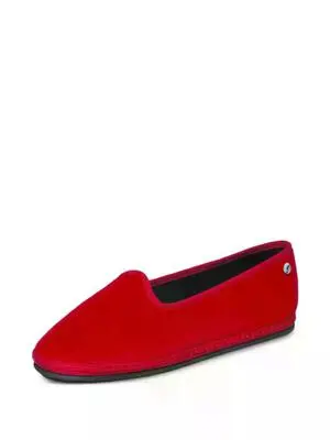 PIEDATERRE Modigliani Velvet Ballet Flats
