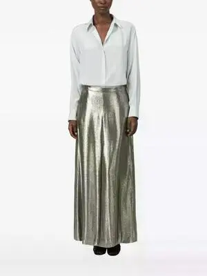 INDRESS Collar Yoke Shirt - Silver