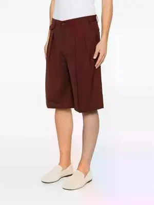 BRIGLIA 1949 Bedfords Pleated Knee-length Shorts