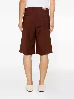 BRIGLIA 1949 Bedfords Pleated Knee-length Shorts