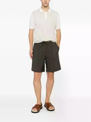 BRIGLIA 1949 Pleated Drawstring Shorts