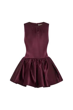 NICHOLAS Karina Ruched Mini Dress - Blackberry