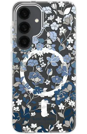 Kate Spade New York Protective Hardshell Case With Magnet For Samsung Galaxy S25 - Blue
