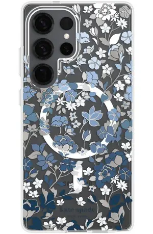 Kate Spade New York Protective Hardshell Case With Magnet For Samsung Galaxy S25 Ultra - Blue