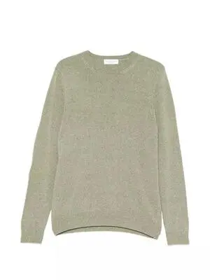 JEORDIE'S Ribbed-knit Crew Neck Sweater - Green