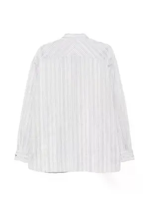 Oakley Vertical-stripe Band-collar Shirt