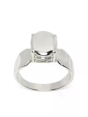 MARTINE ALI Oval Face Triple Band Ring