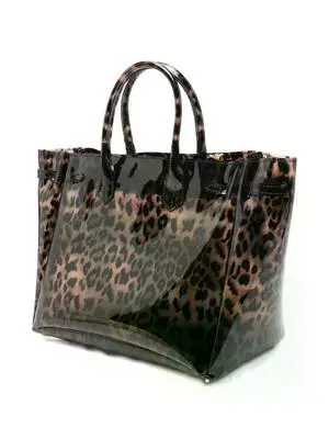 SECRET PON-PON Brigitte Leopard-print Tote Bag