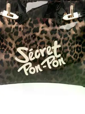 SECRET PON-PON Brigitte Leopard-print Tote Bag