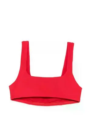 Moschino Lace-up Bikini Top