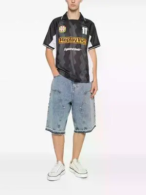 REPLAY Wave-pattern T-shirt