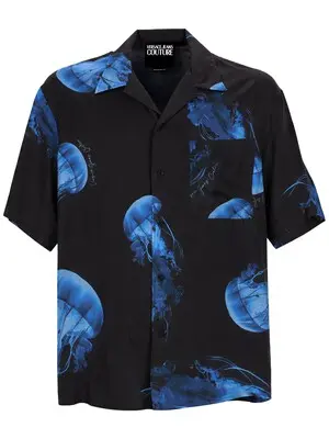Versace Printed Short Sleeve Shirt