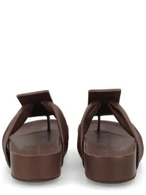 UMA WANG Leather Thong Sandals