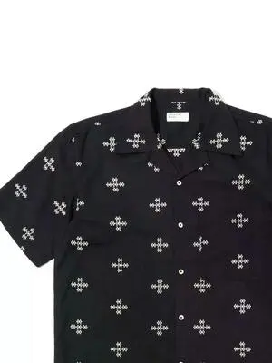 Universal Works Geometric-print Short-sleeve Shirt