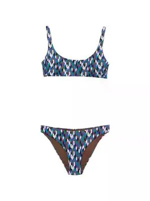 FISICO Geometric Print Bikini