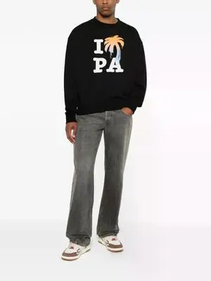Palm Angels Logo Print Sweatshirt