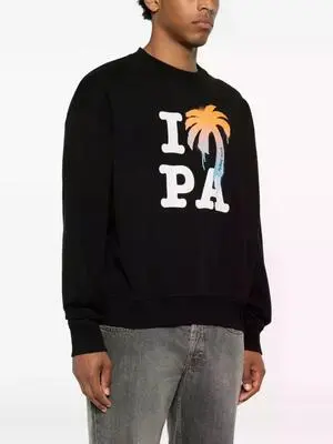 Palm Angels Logo Print Sweatshirt