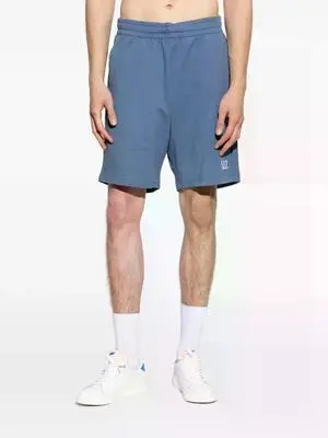 EA7 Logo Print Track Shorts