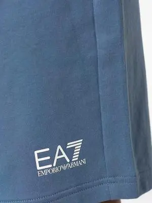 EA7 Logo Print Track Shorts