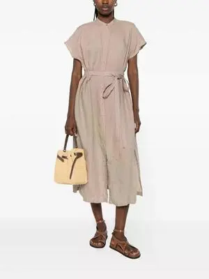 XACUS Nico Belted Midi Dress
