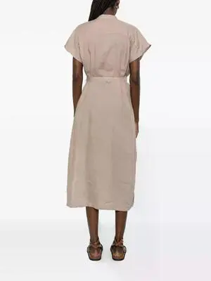XACUS Nico Belted Midi Dress