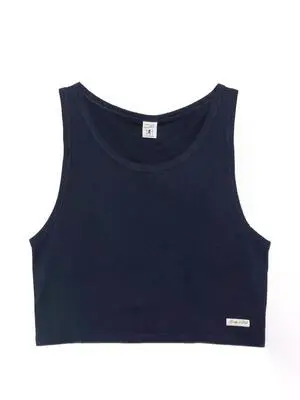 SPORTY & RICH Logo Patch Tank Top