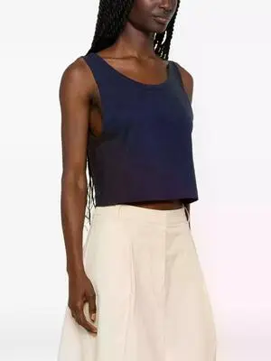 SPORTY & RICH Logo Patch Tank Top