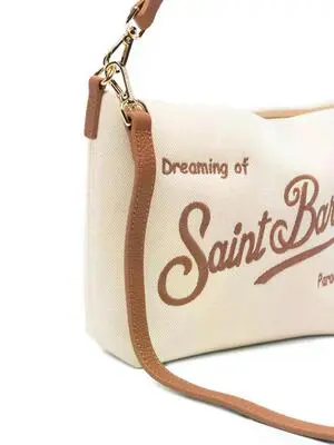MC2 SAINT BARTH Logo-embroidered Tote Bag - Neutrals