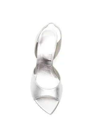 VIC MATIE Open-toe Leather Slingback Heel