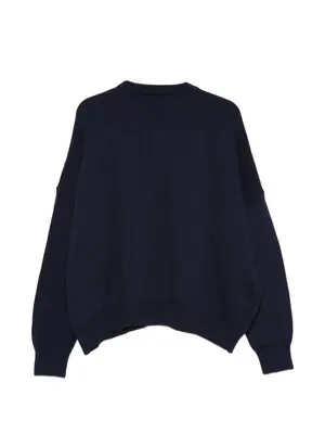 Giada Benincasa Embroidered Logo Crew Neck Sweater